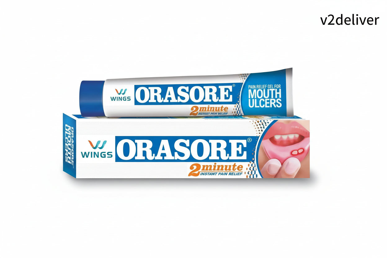 Orasore Mouth Ulcer Gel (Pack of 2) | Fast & Targeted Relief from Mout ...